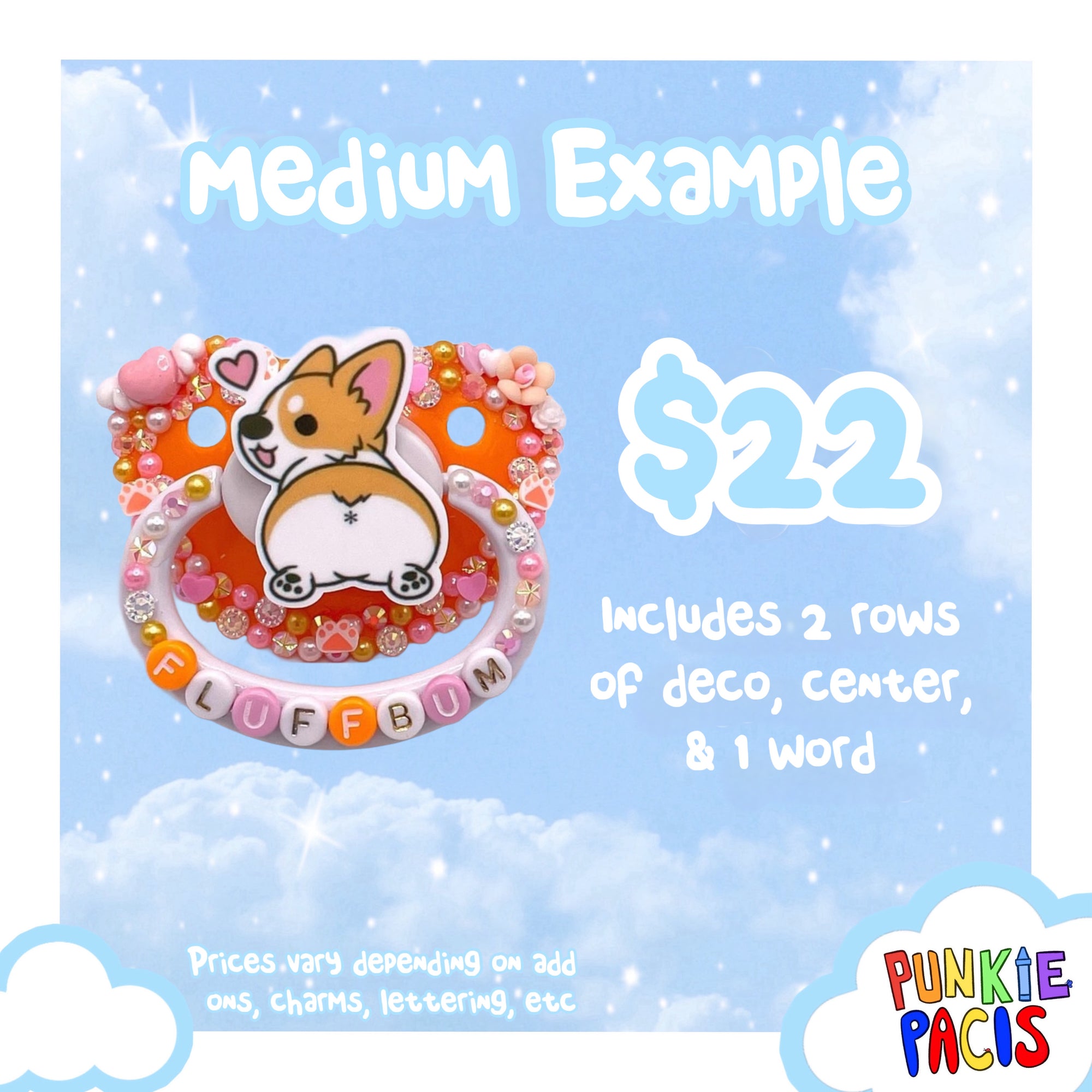 Punkie Pacis Custom Pacifiers