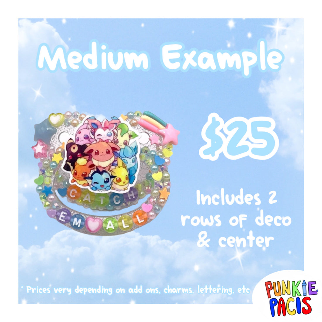 Punkie Pacis Custom Pacifiers